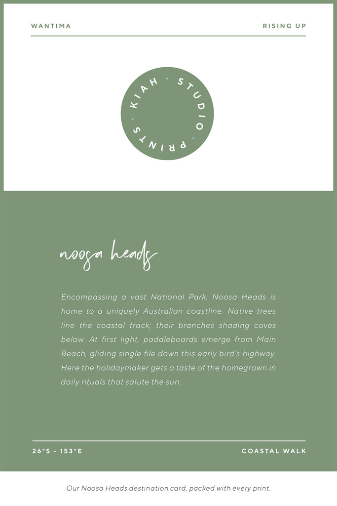 Tea Tree Bay Statement Print – Kiah Studio
